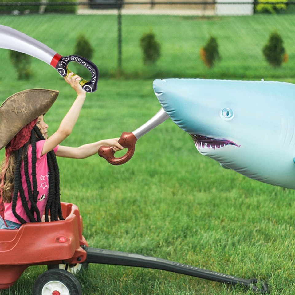 6pcs Inflatable Stage Performance PVC Sword Balloon Prop Party | eBay ...