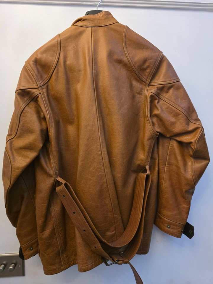 Belstaff Panther - Tan heavy leather - Malenotti Era | eBay