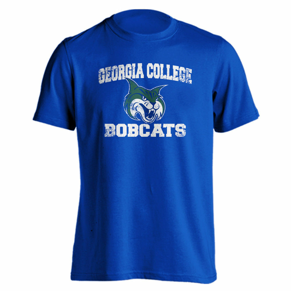Georgia College and State University GCSU Bobcats Distressed Retro Logo ...