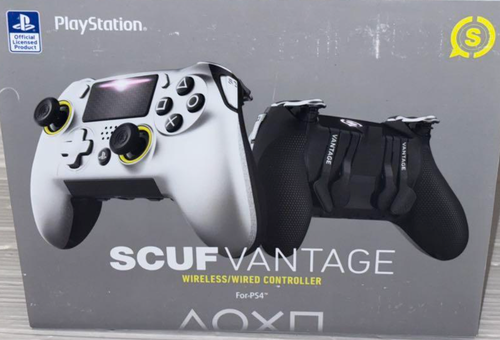 SCUF Vantage Wired/Wireless Controller for Sony PlayStation4 PS4 Silver ...