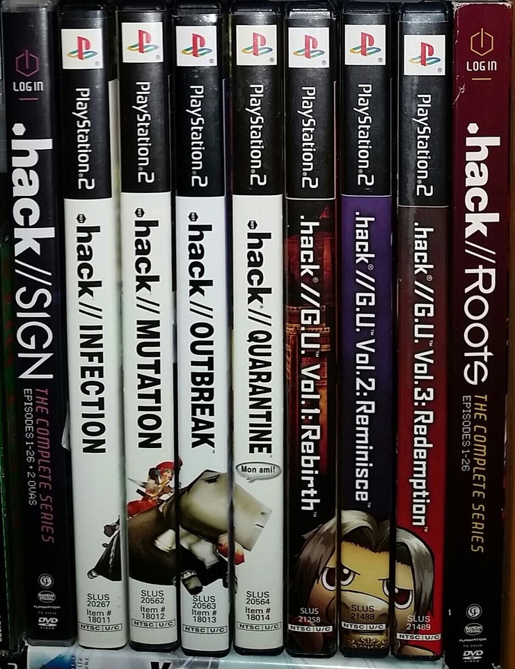 PS2 Console and GameLot Bundle 11 Games 12 Anime Dvds Rare Collection ...