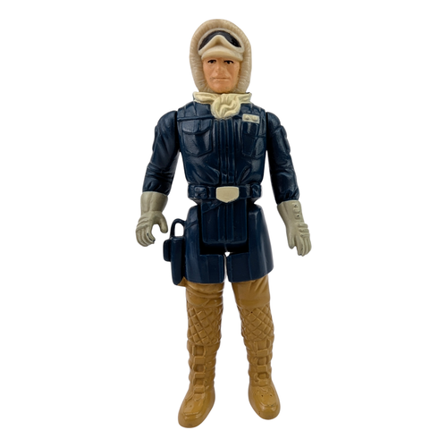 Star Wars Vintage 1980 Kenner Han Solo Hoth Smile C 8.0+ 100% Original ...