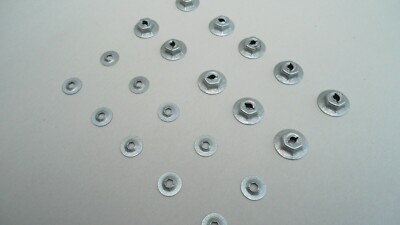20 EMBLEM/TRIM RETAINERS! FOR 68-72 GM GTO CHEVELLE 442 NOVA CAMARO ...