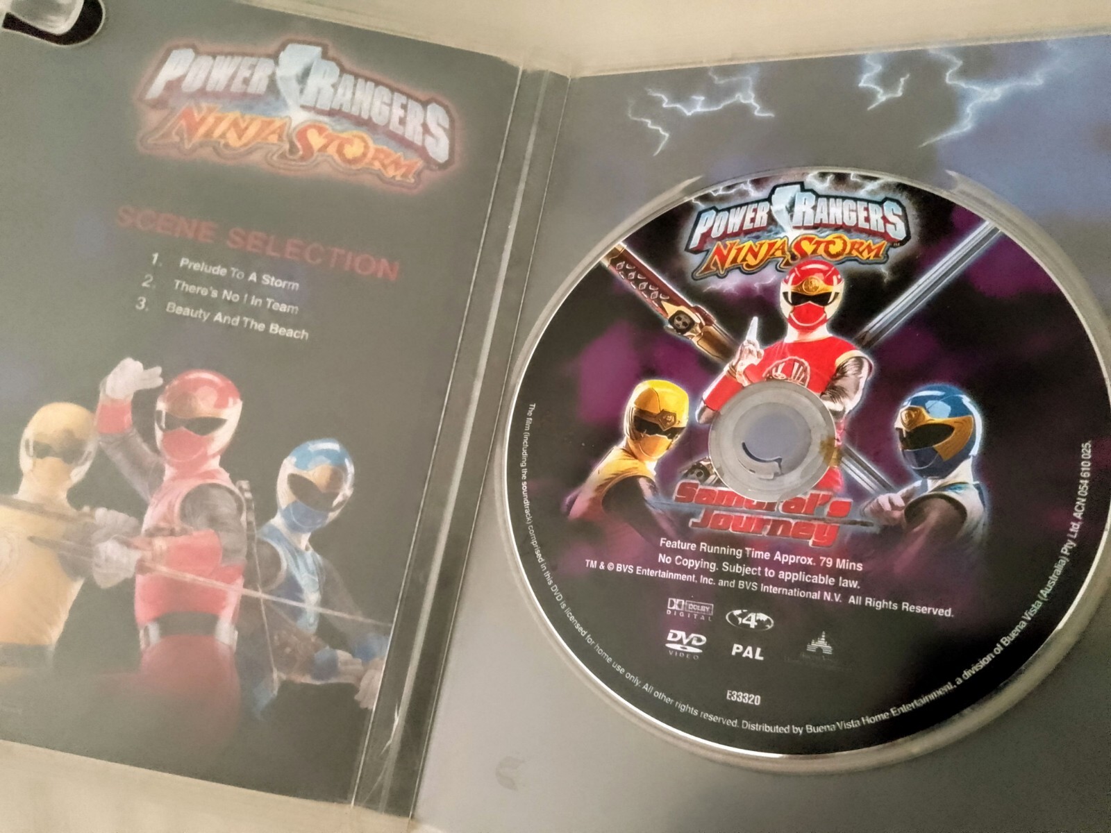 Power Rangers - Ninja Storm - Prelude To A Storm (DVD, 2003 ...