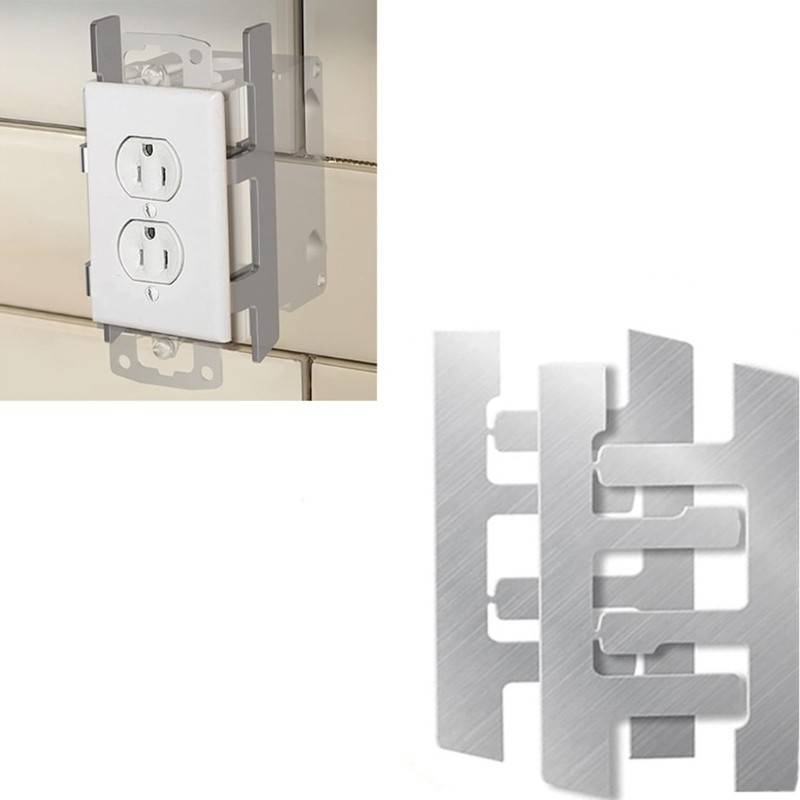 10Pcs Electrical Box Support Clip F Clamps For Wall Electrical Box ...