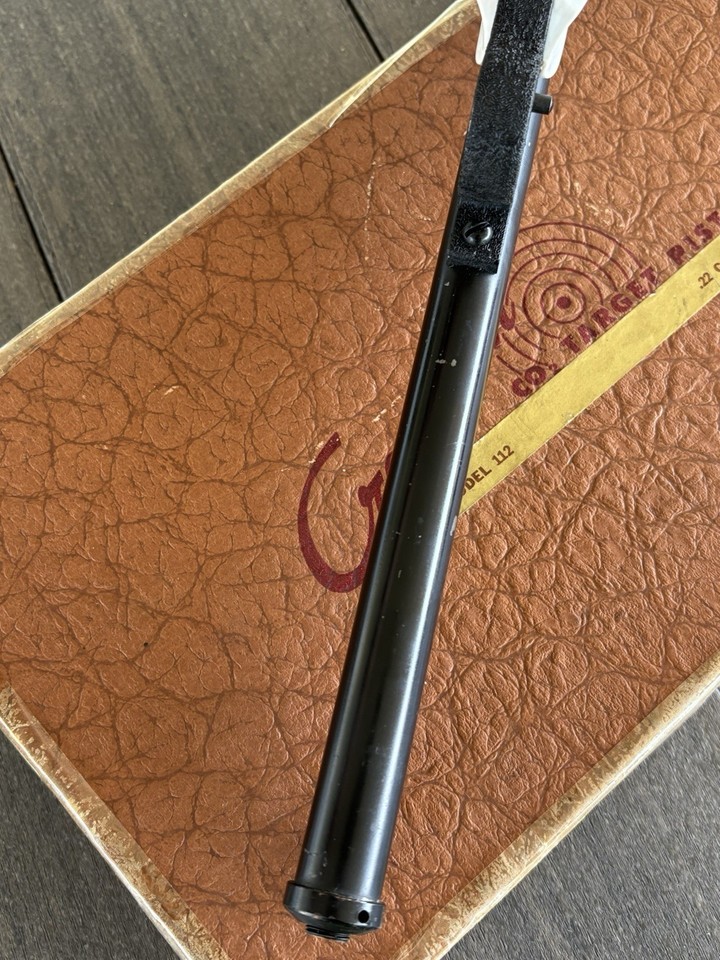 Vintage Crosman 112 CO2 Pellet Pistol .22 w/Bulk Fill Tank + Box ...