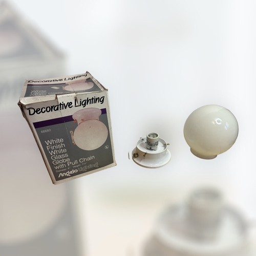 Angelo Lighting -1 White Globe Light -Indoor Lighting 6" Diameter x 7-3 ...