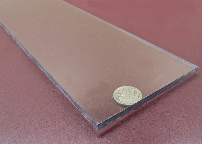 Polycarbonate Clear Bar 1/4" (.220") Thick X 4.0" Wide X 48" Long | eBay