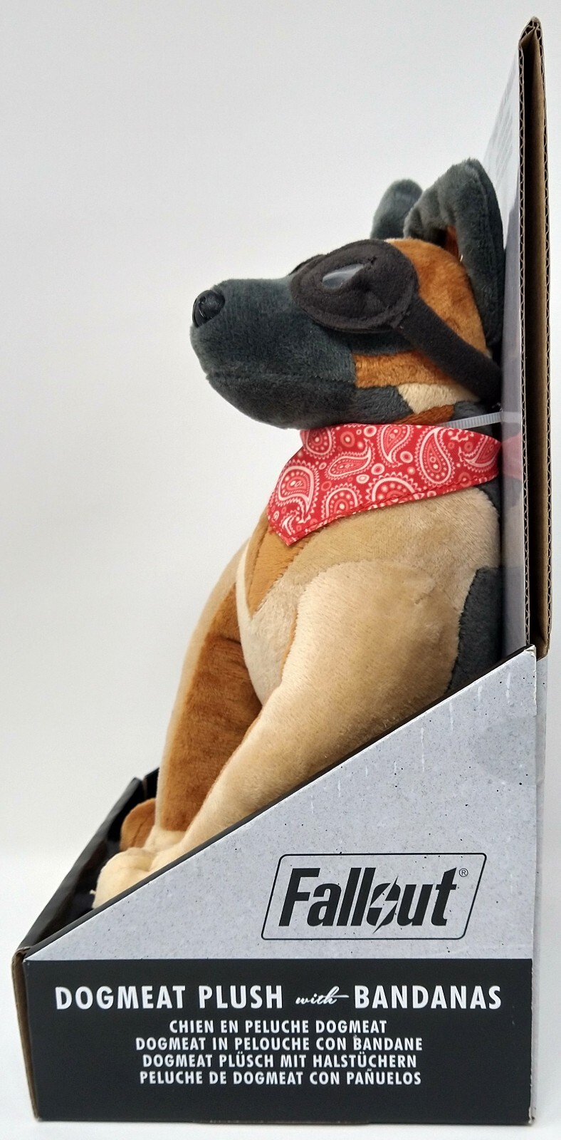 Fallout 3 4 Dogmeat Plush 2 Random Bandanas Official Bethesda 10" Dog ...