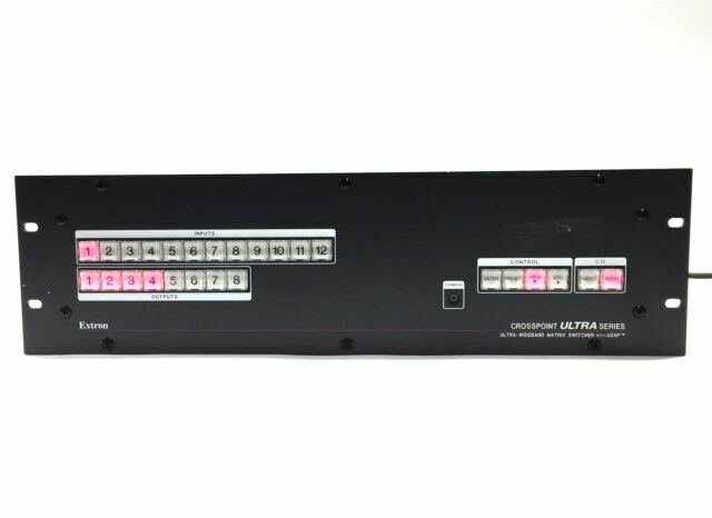 Extron 60-337-21 Crosspoint Ultra 84 HVA Matrix Switcher ADSP 8x4 RGBHV ...