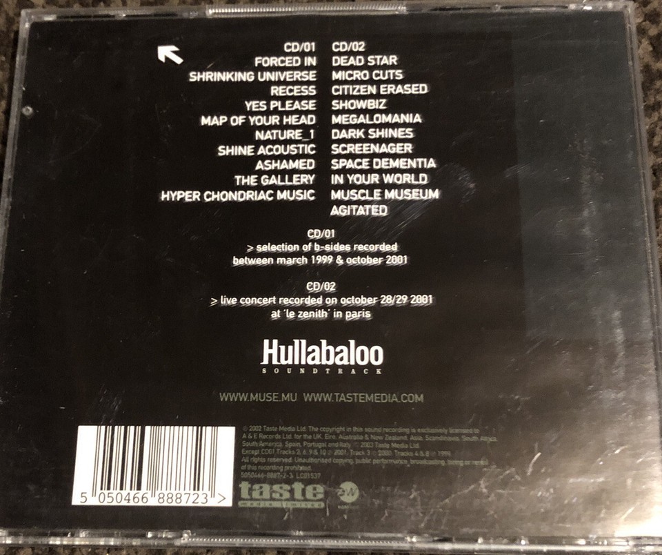 Muse - Hullabaloo Soundtrack (2004) 5050466888723 | eBay