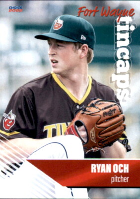 2022 Fort Wayne TinCaps Choice #18 Ryan Och Carver Minnesota MN NM ...