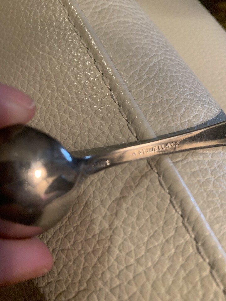 6'" Sterling Silver Souvenir Sick Spoon Boston Massachusetts 1891 by ...