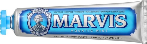 Marvis NEW Aquatic Mint Luxury Italian Toothpaste with Xylitol - 85ml ...