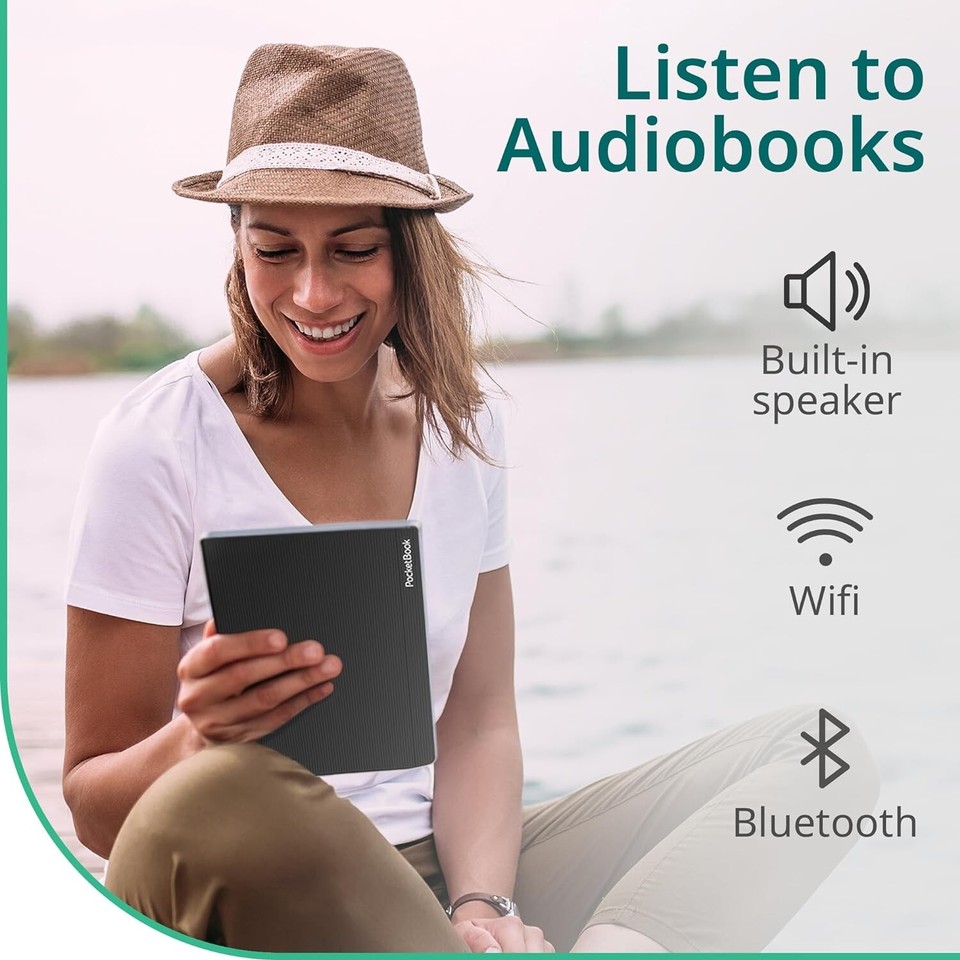 PocketBook InkPad 4 Eye-Friendly Audio E-Book Reader large 7.8ʺ E-Ink ...