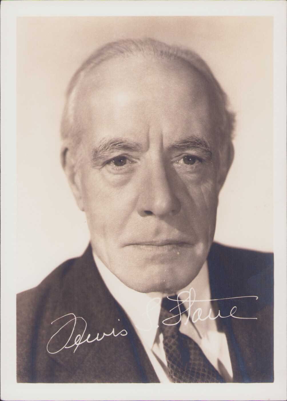 5x7 Fan Photo Pre Printed Signature Actor Lewis Stone | eBay