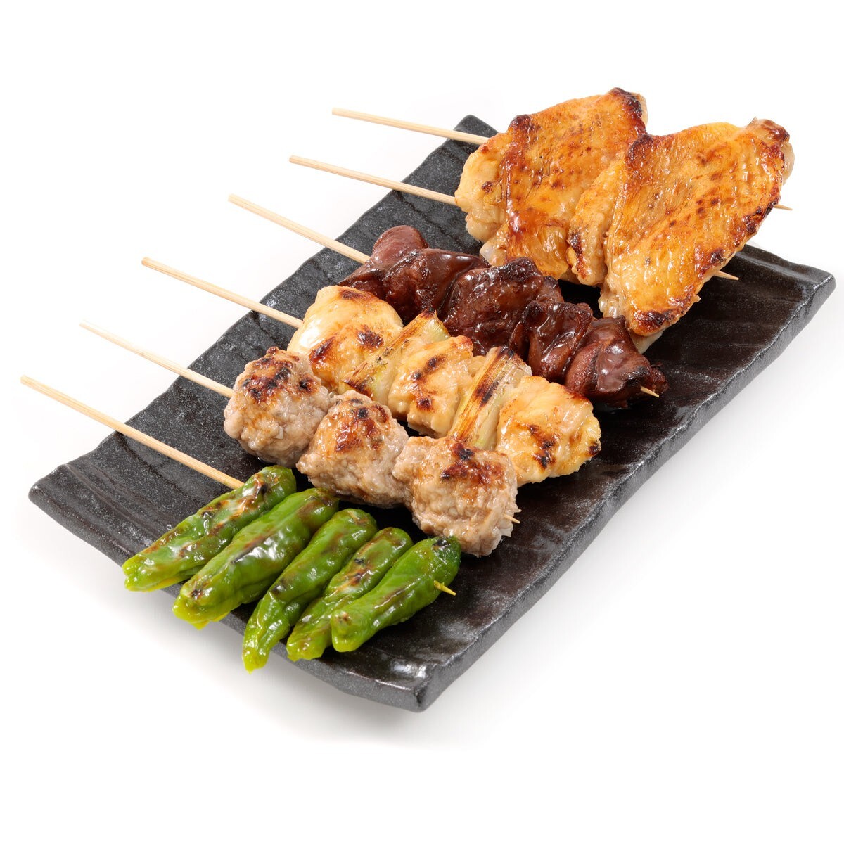 Assorted yakitori Original food sample Replica Fake food from Japan ...