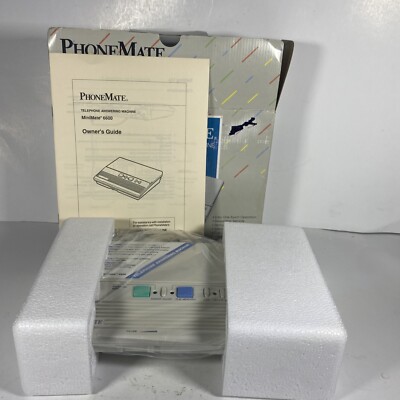 Vintage PhoneMate MiniMate 6600 Micro Cassette Phone and Answering ...