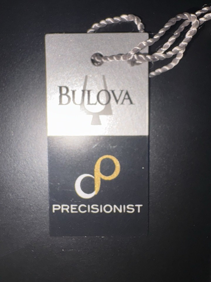 Large Bulova Precisionist 300M Quartz Mens Wristwatch C877699 Works ...