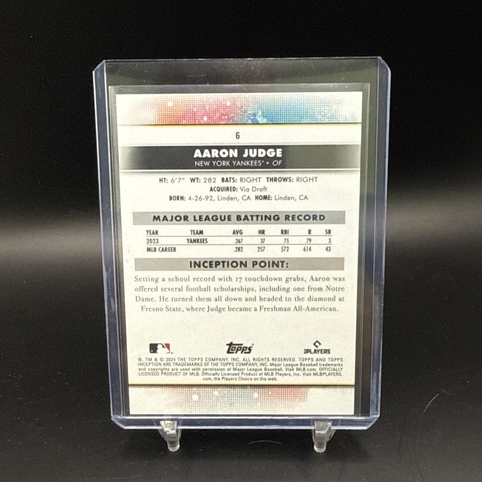 2024 Topps Inception Aaron Judge Purple /150 | eBay