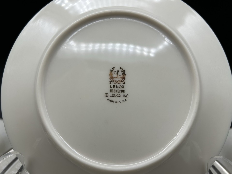 Lenox China Moonspun~(Set of 4)~5 Piece Place Settings~1st Quality ...