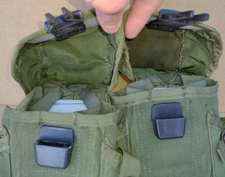 USGI ALICE WEB GEAR LBE SET w/ M12 HOLSTER PISTOL MAG POUCHES PISTOL ...