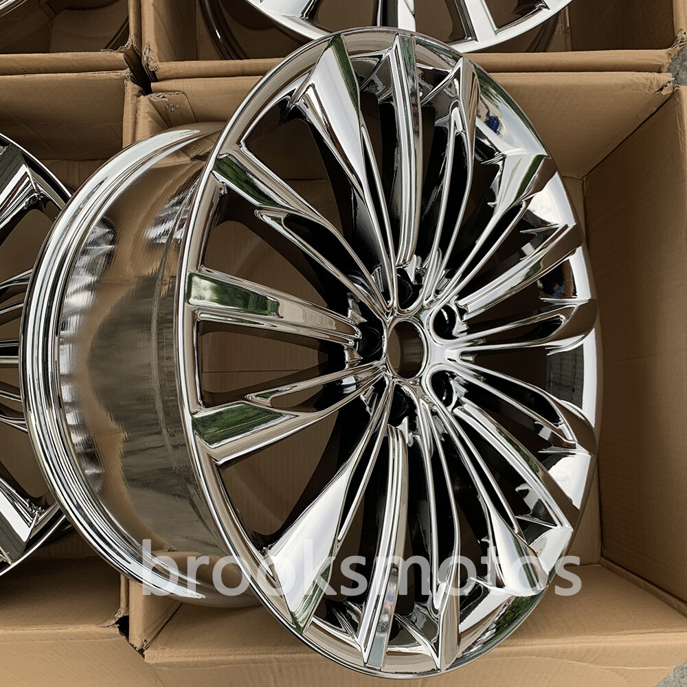 20" Chrome Style Forged Wheels Rims 20x10.5 20x11.5 5x112 SET OF 4 ...