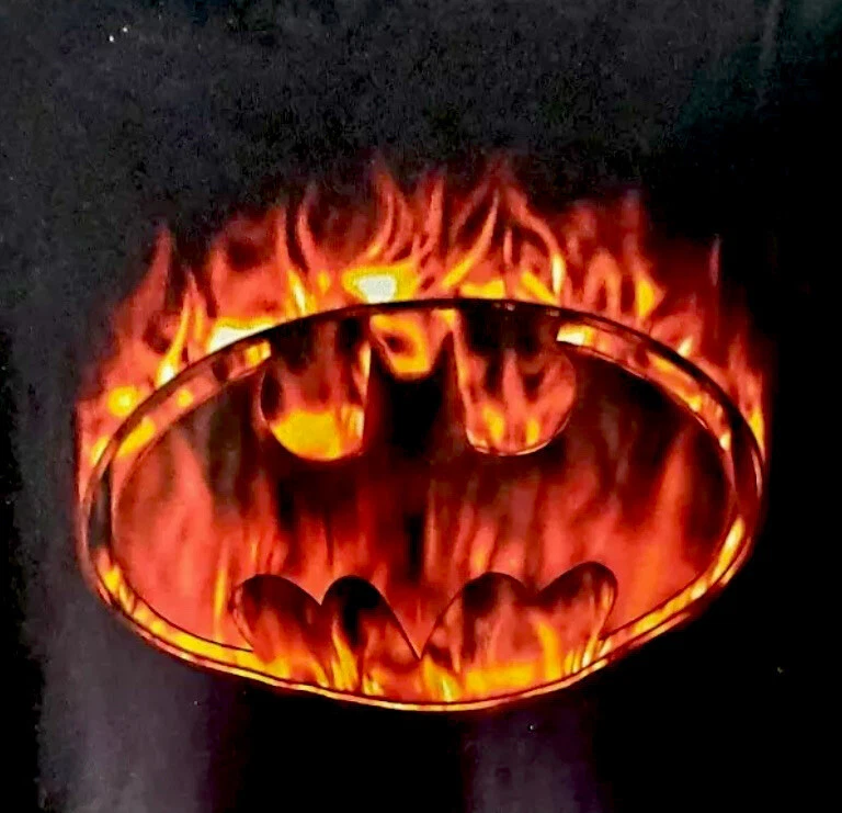 Cool Batman Logos On Fire