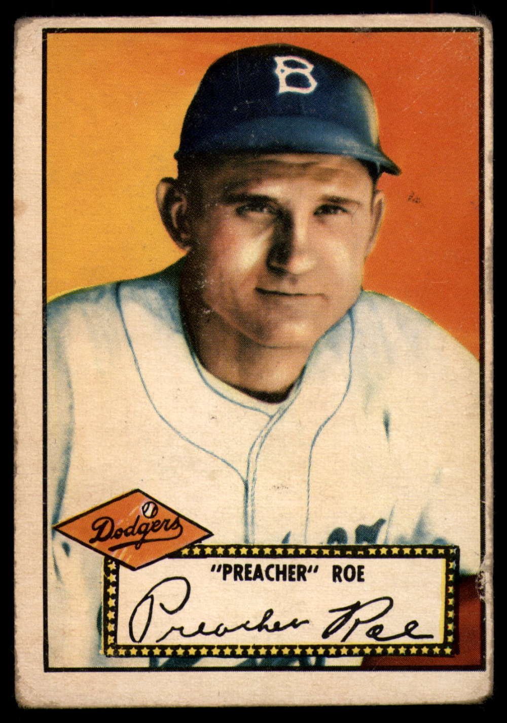 1952 Topps #66 Preacher Roe VG Dodgers Red Back ID:89888 | eBay