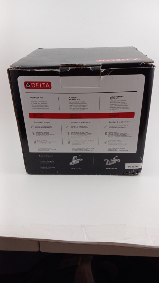 DELTA Foundations B112915C Chrome Shower Head and Valve Assembly Set ...
