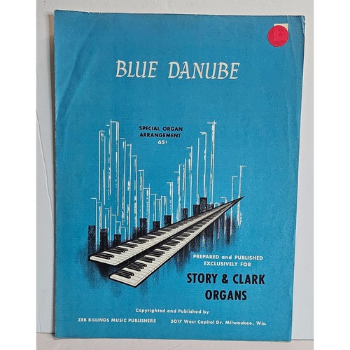 Blue Danube Special Organ Arrangement Sheet Music By Story & Clark ...