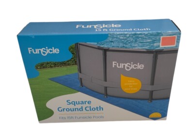Funsicle Square Ground Cloth Fits 15 ft Funsicle Pools BRAND NEW | eBay