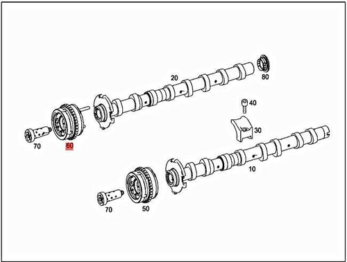 Genuine MERCEDES Camshaft adjuster 2780501347 | eBay