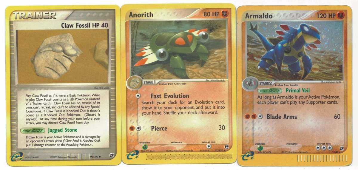 Claw Fossil Evolution