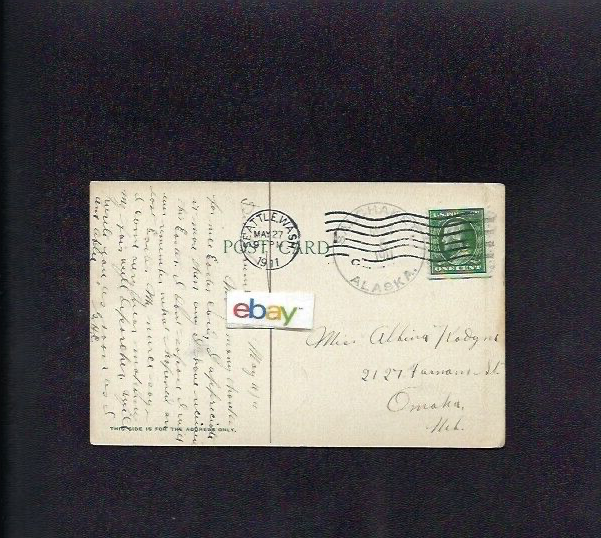 HAINES,ALASKA FORT SEWARD FROM MT RIPPINSKY PYRAMID HARBOR 1911 ...