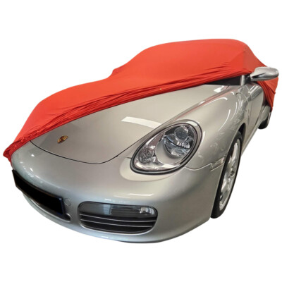Indoor car cover fits Porsche Boxster (987) bespoke Maranello Red cover ...