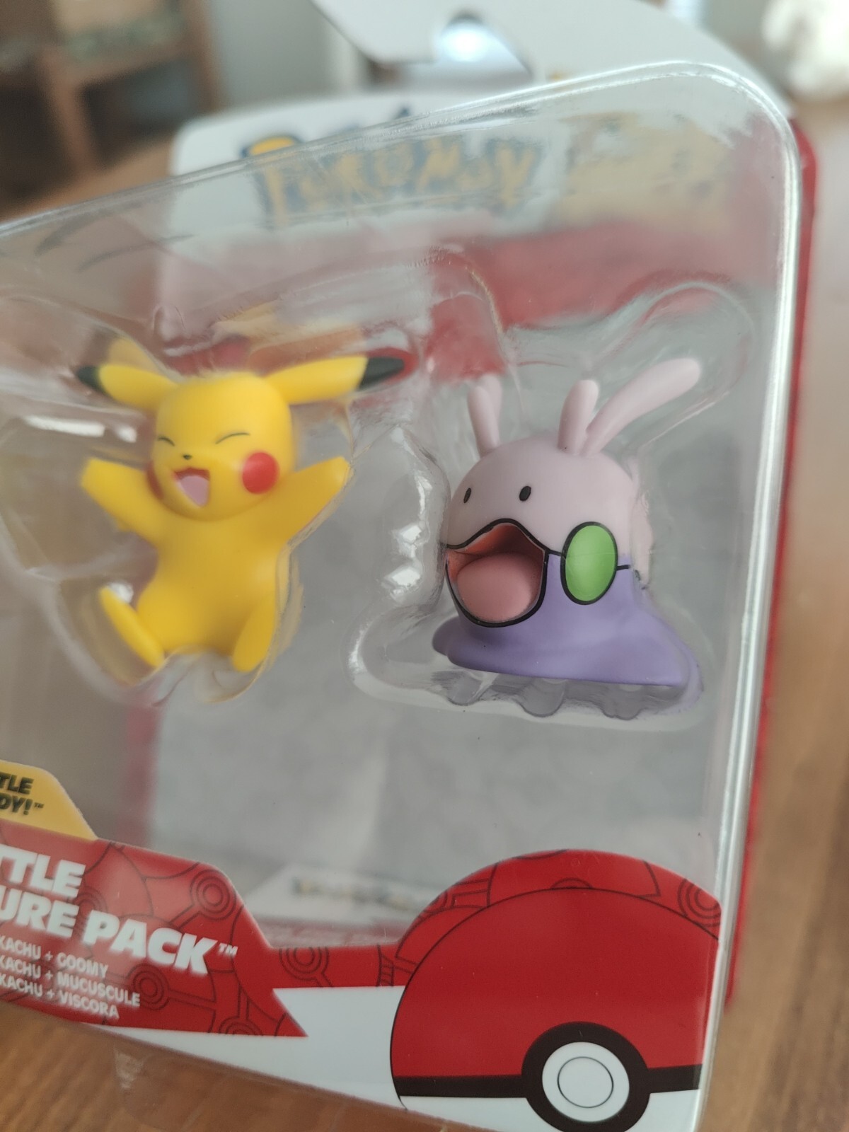 Pikachu+Goomy Pokemon Battle ACTION FIGURE Jazzwares Nintendo NEW 2023 ...