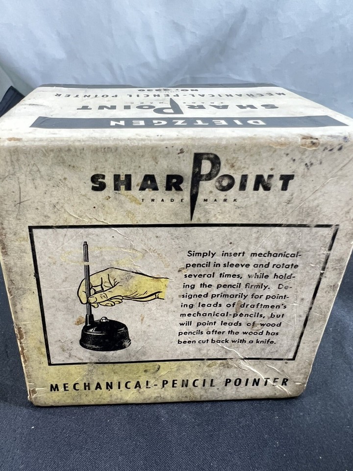 Vintage Dietzgen 3230 Shar-Point Mechanical Pencil Pointer / Sharpener ...
