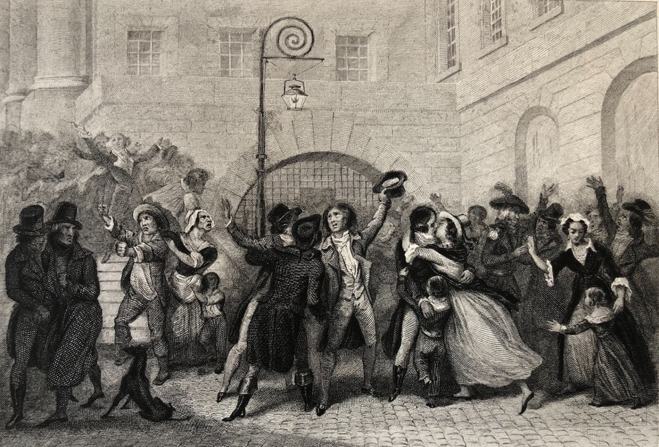 French Revolution 1789 Lithograph The Moderates Released France 1830 | eBay