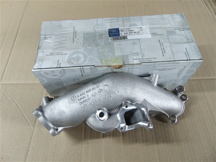Brand New Intake Air Manifold-Transverse Tube Genuine Mercedes 642 ...