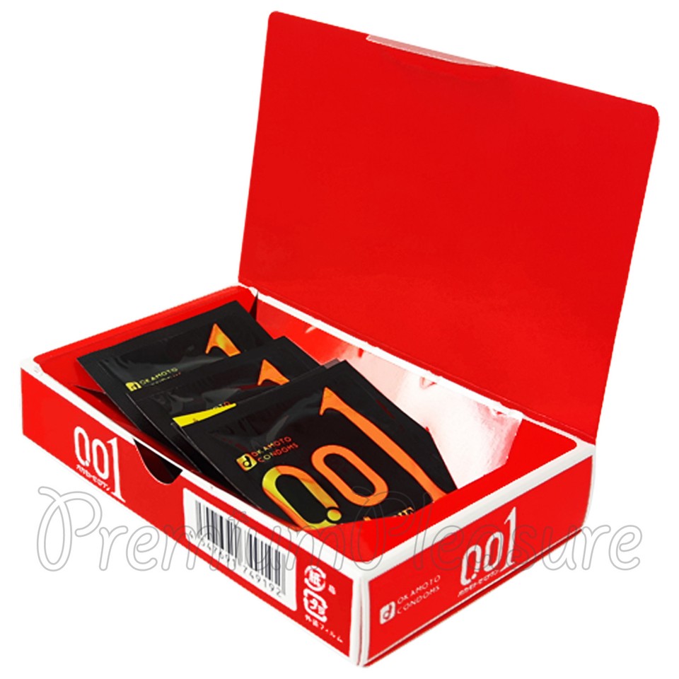 Okamoto 001 Zero One condoms Ultra thin Thinnest Polyurethane 0.01 ...