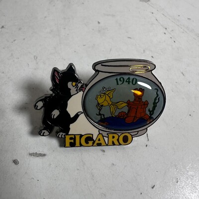 2001 Disney 100 Years of Dreams Pinocchio Single Cat Figaro Cleo Fish ...