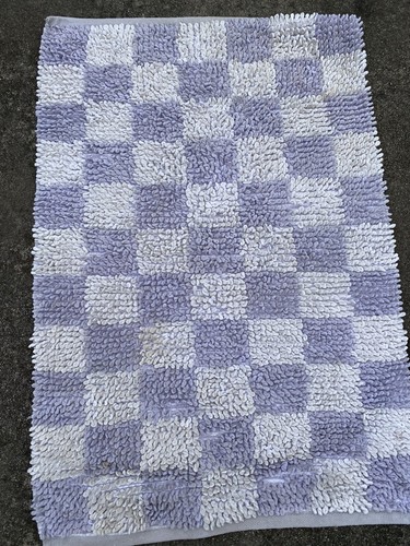 Chunky Loop Cotton Bath Rug Chenille Soft Shaggy Bathroom Mat Rugs ...