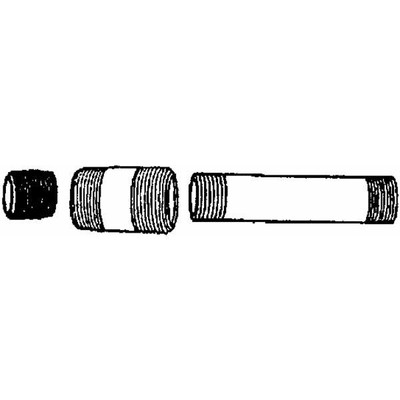 Black Iron Pipe Nipple,No 20606, SOUTHLAND PIPE NIPPL | eBay