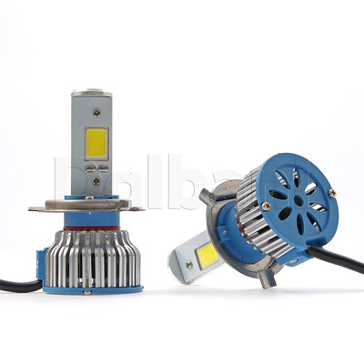 New LED Auto Headlight Bulbs Kit H4 Low High Beam Clear 4000LM 40W ...