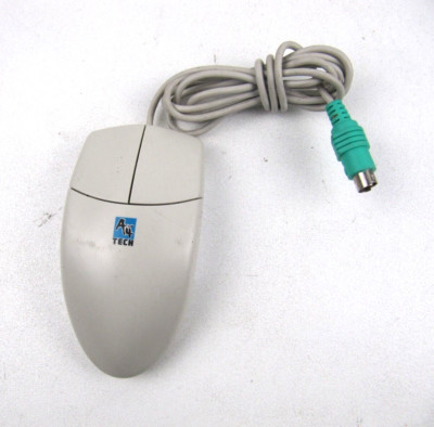 A4Tech Mouse Wired Corded PS/2 PS2 Trackball Beige OK-720 Vintage Retro ...