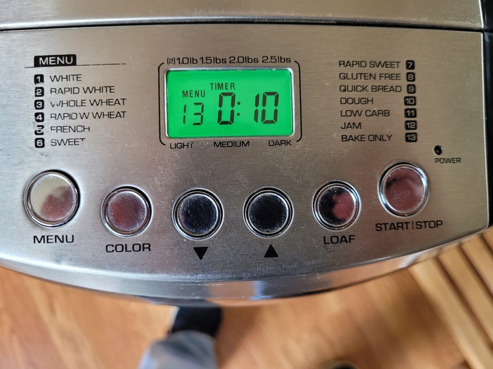Breadman BK2000B 2.5 Lb Bakery Pro Bread Maker Only. No Paddles Or Pans ...