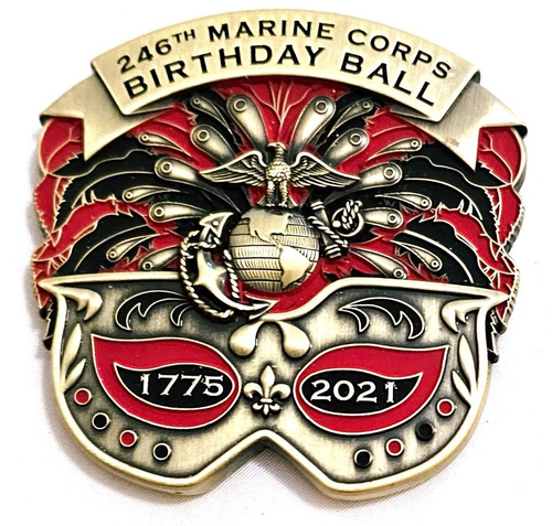 Amazing 2" USMC Marine Forces Reserve South Challenge Coin New Orleans ...