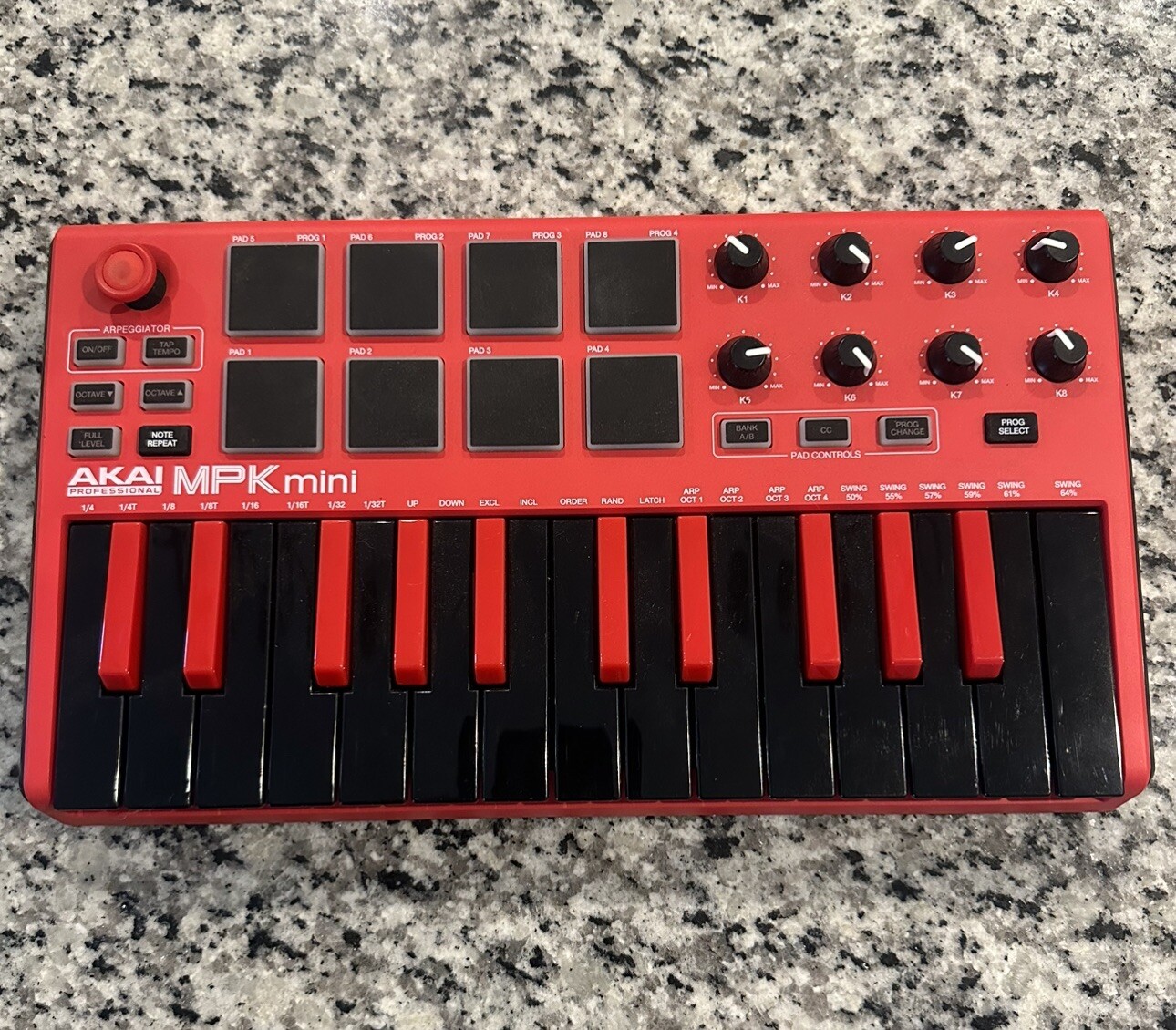 Akai MPK Mini MIDI Keyboard Special Edition Red 694318018750| eBay