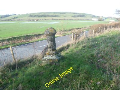 Photo 6x4 County boundary stone Stone in Oxney The Royal Military Canal ...